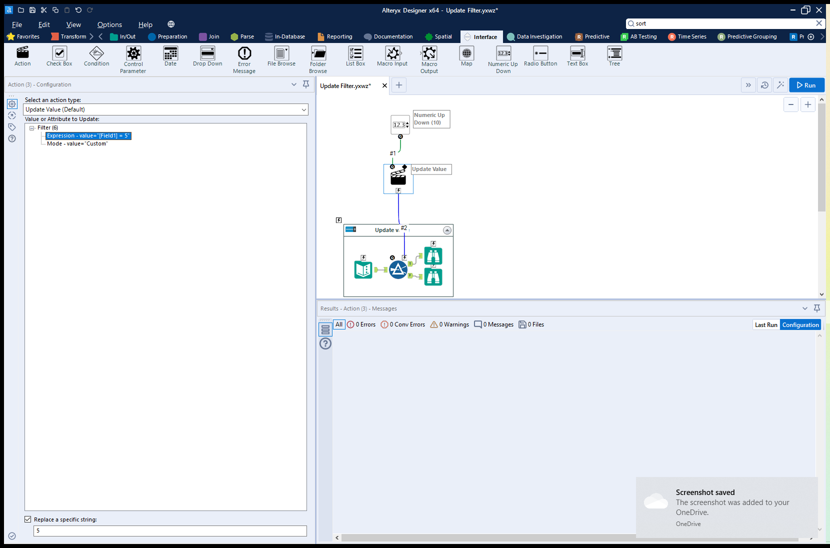 Solved Update Value And Filter Alteryx Community